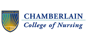Chamberlain College of Nursing school logo.