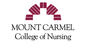 Mount Carmel College of Nursing school logo.